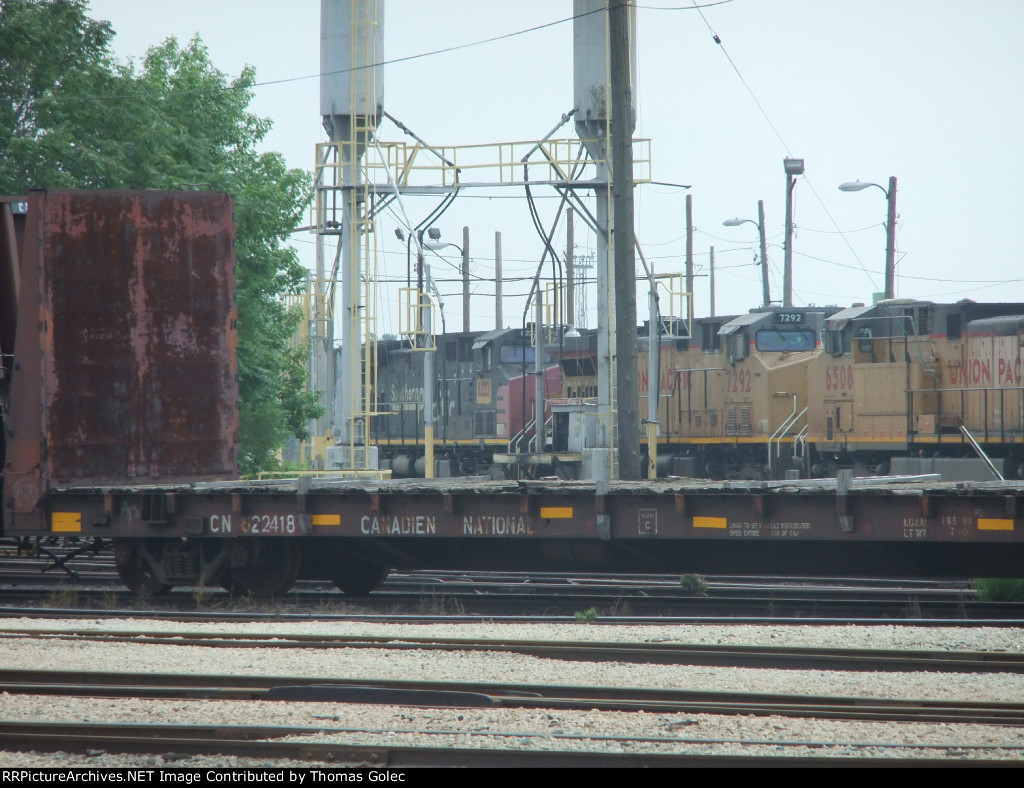 UP units at CN East Joliet Yard